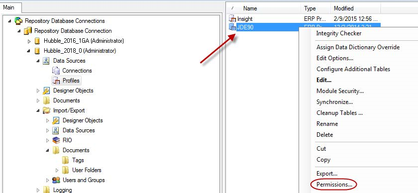 Configure Permissions – Hubble