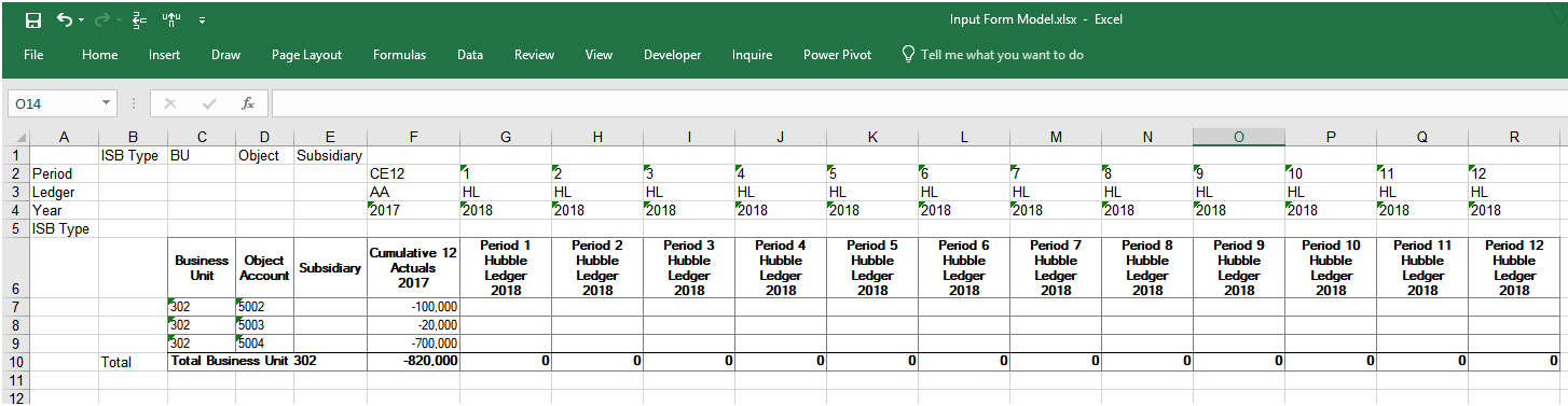 Modeling with Microsoft Excel – Hubble