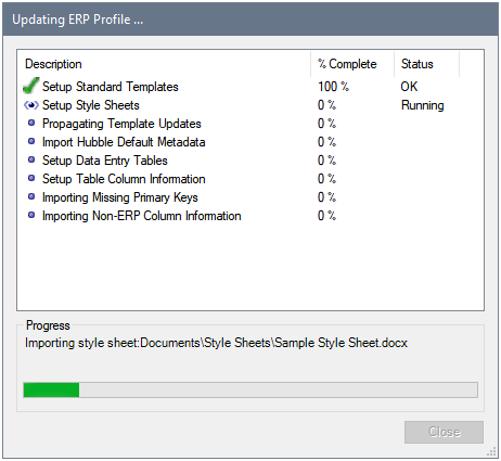 Set Up Budget Connection and Profile – Hubble