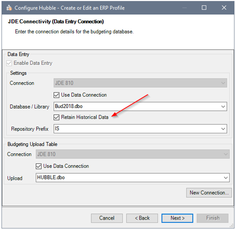 Upload Budgeting to JD Edwards – Hubble