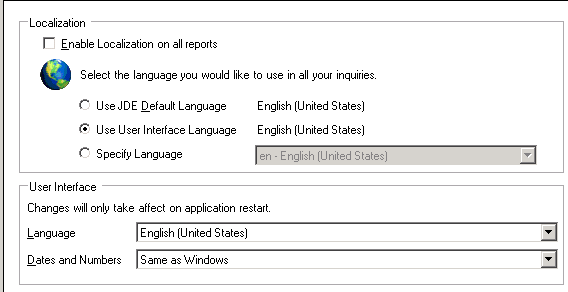 User Preferences and Localization – Hubble
