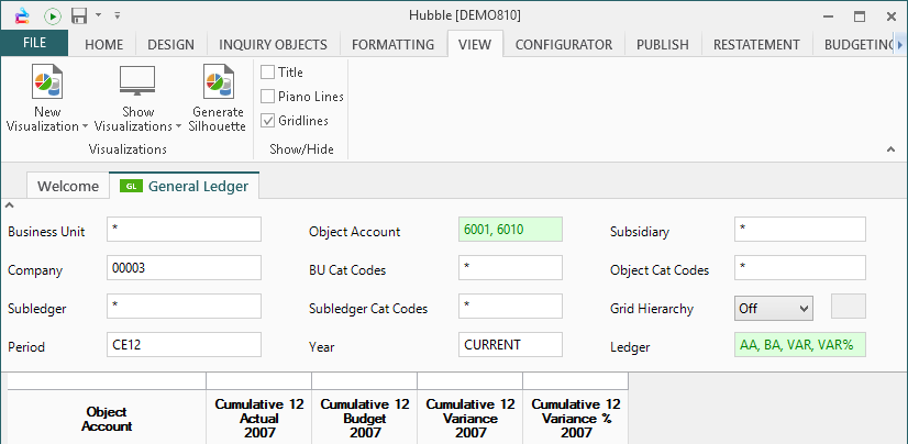 Metric Visualizations – Hubble
